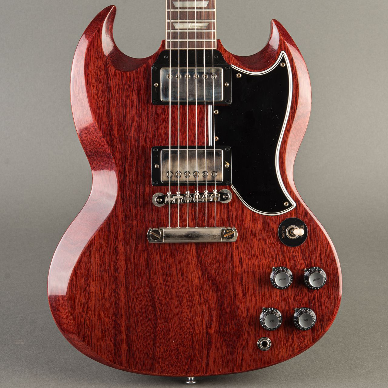 Carter Vintage - Gibson 1961 Les Paul SG Standard Reissue Stop Bar VOS 2024, Cherry | Carter ...