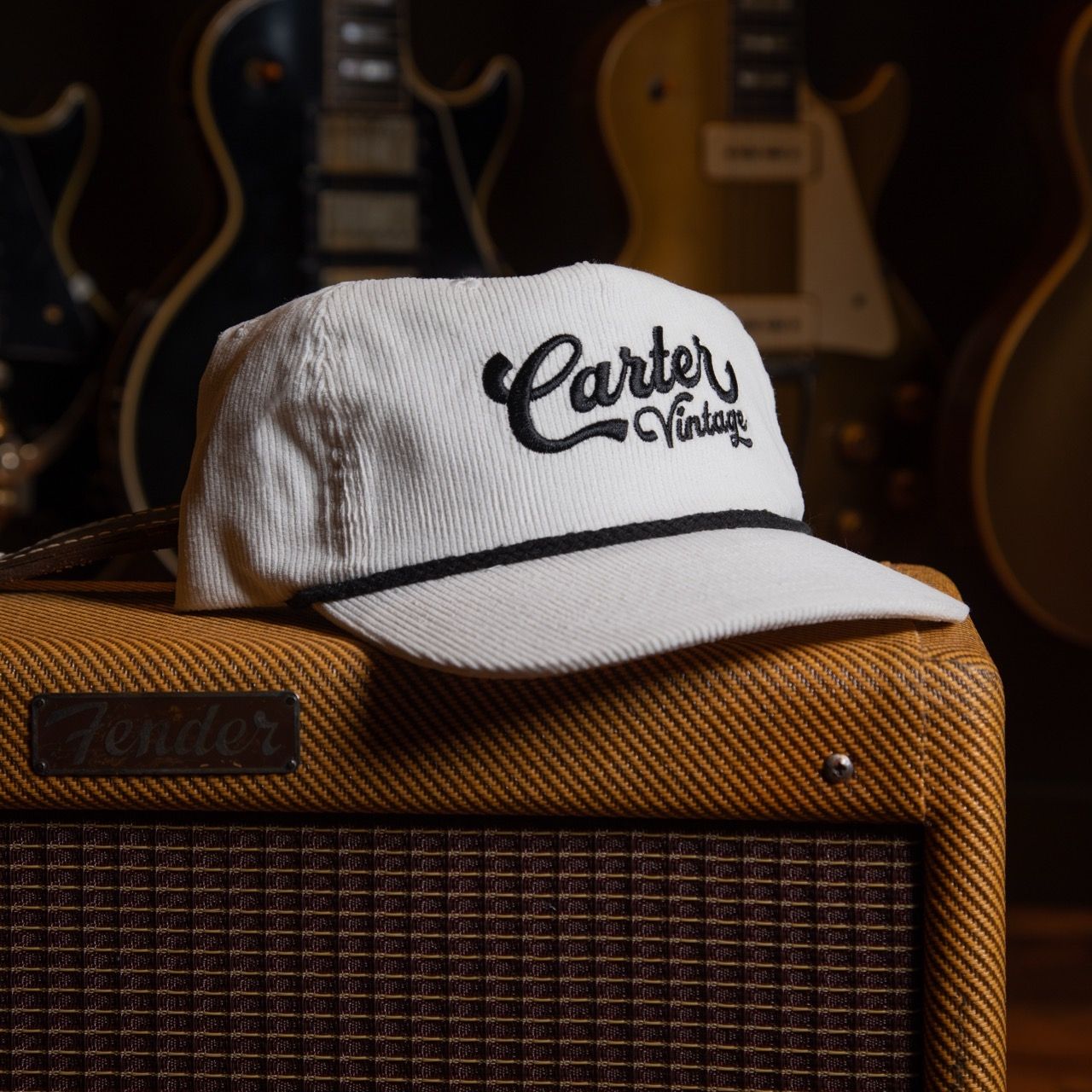 Carter Vintage - Carter Vintage White Corduroy Rope Hat | Carter ...