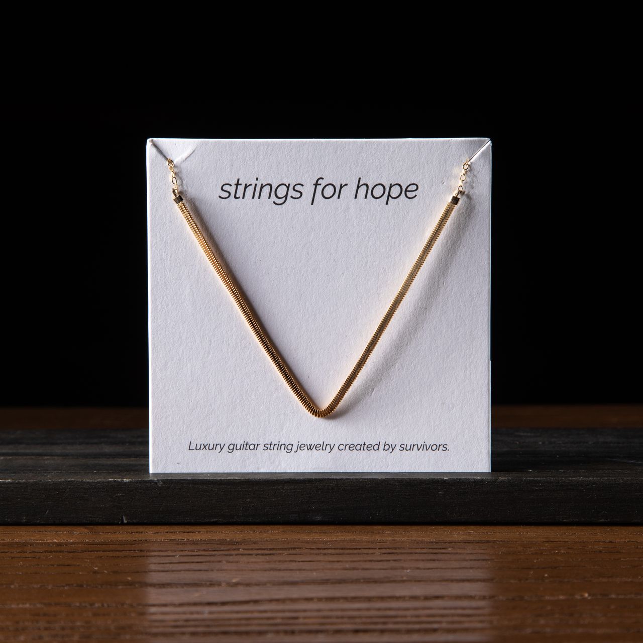 Carter Vintage - Strings for Hope Voyage Necklace | Carter Vintage Guitar