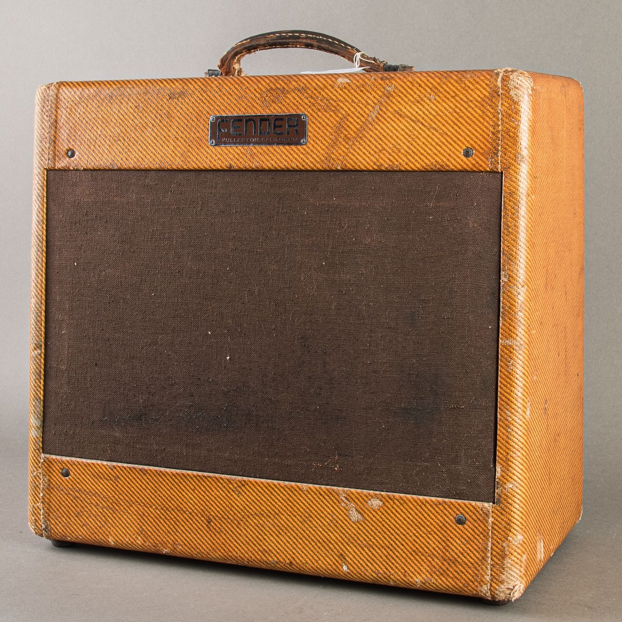Carter Vintage - Fender 5C3 1x12 Extension Cabinet RARE 1953, Tweed ...