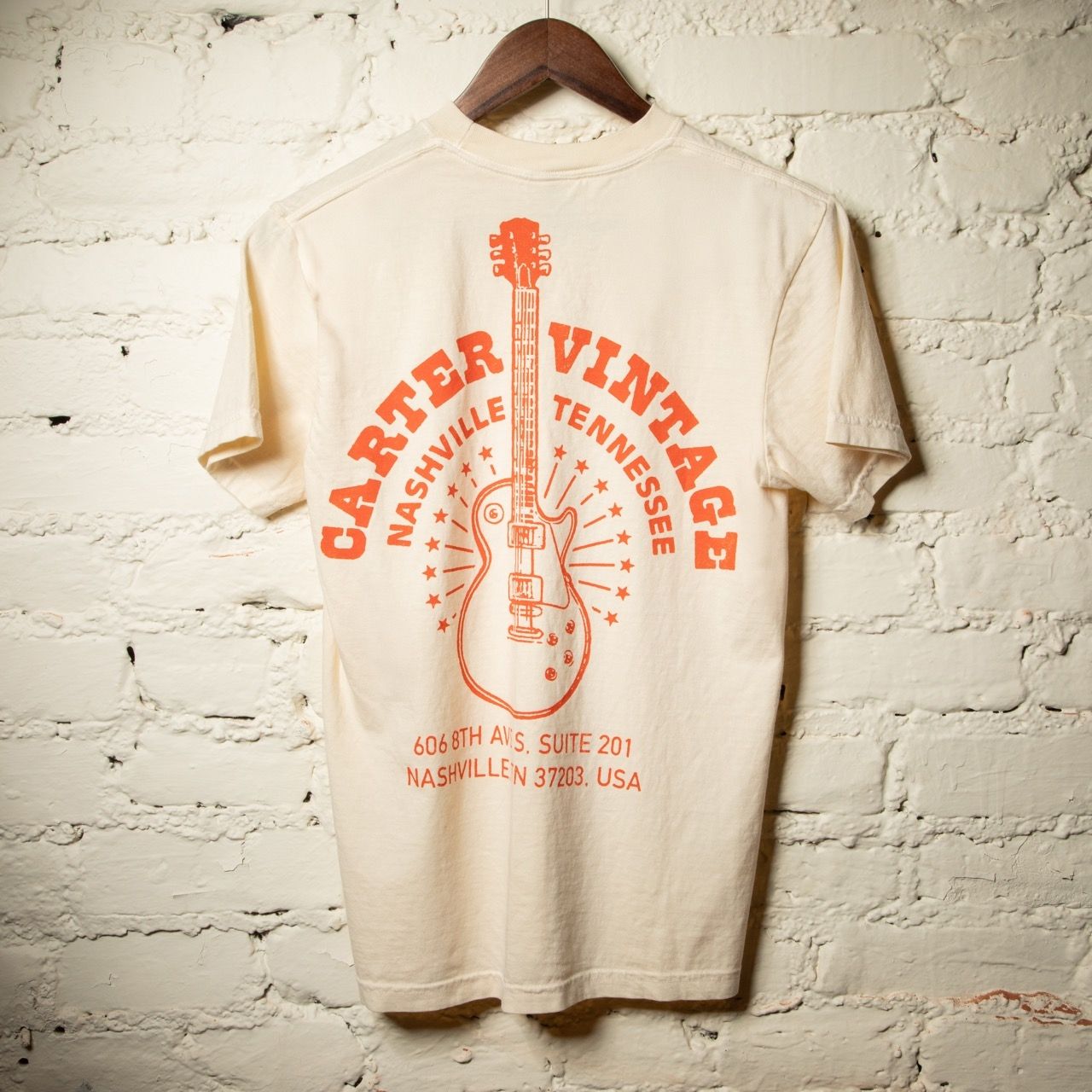 Carter Vintage - Carter Vintage Guitars Ivory Festival Tee | Carter ...