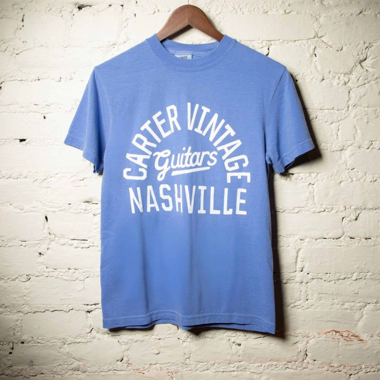 Carter Vintage - Carter Vintage Periwinkle Arch Tee | Carter Vintage Guitar