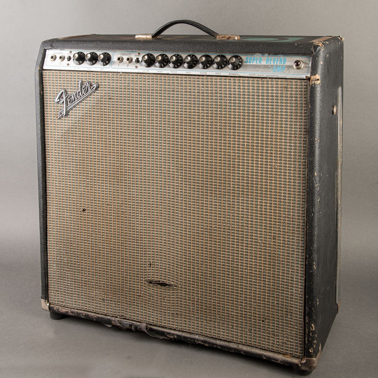 Carter Vintage - Fender Super Reverb AB763 Hybrid 1969, Black | Carter ...