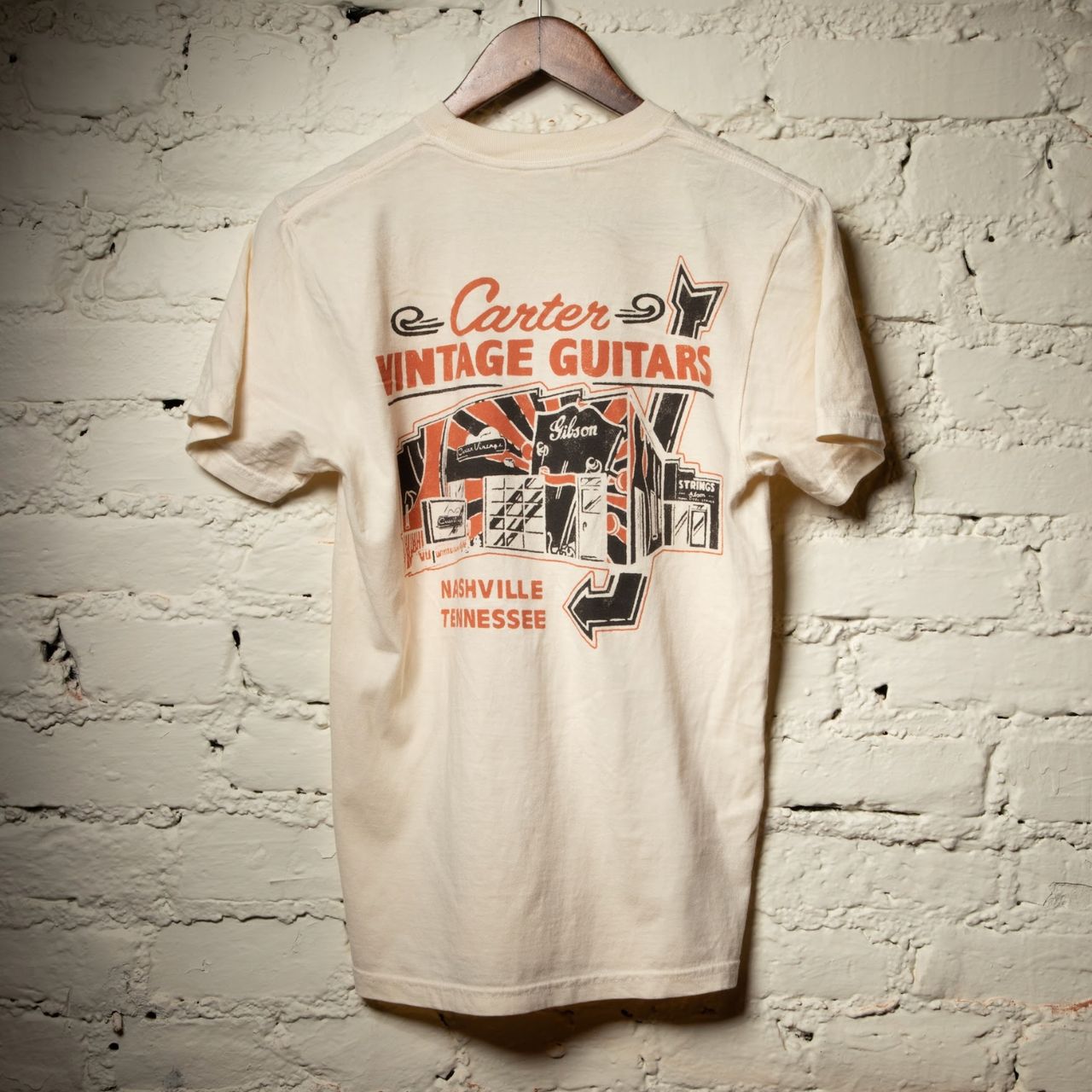Carter Vintage - Carter Vintage Ivory Mural Tee | Carter Vintage Guitar