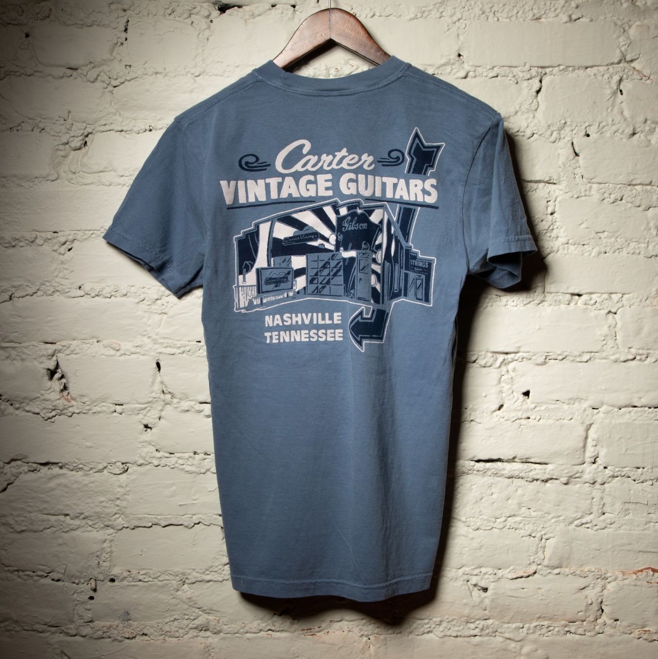 Carter Vintage - Carter Vintage Guitars Blue Jean Mural Tee | Carter ...