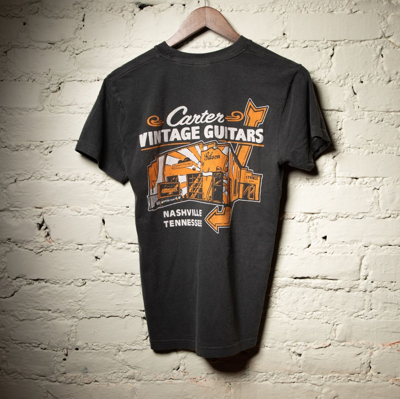 Carter Vintage - Carter Vintage Charcoal Mural Tee | Carter Vintage Guitar