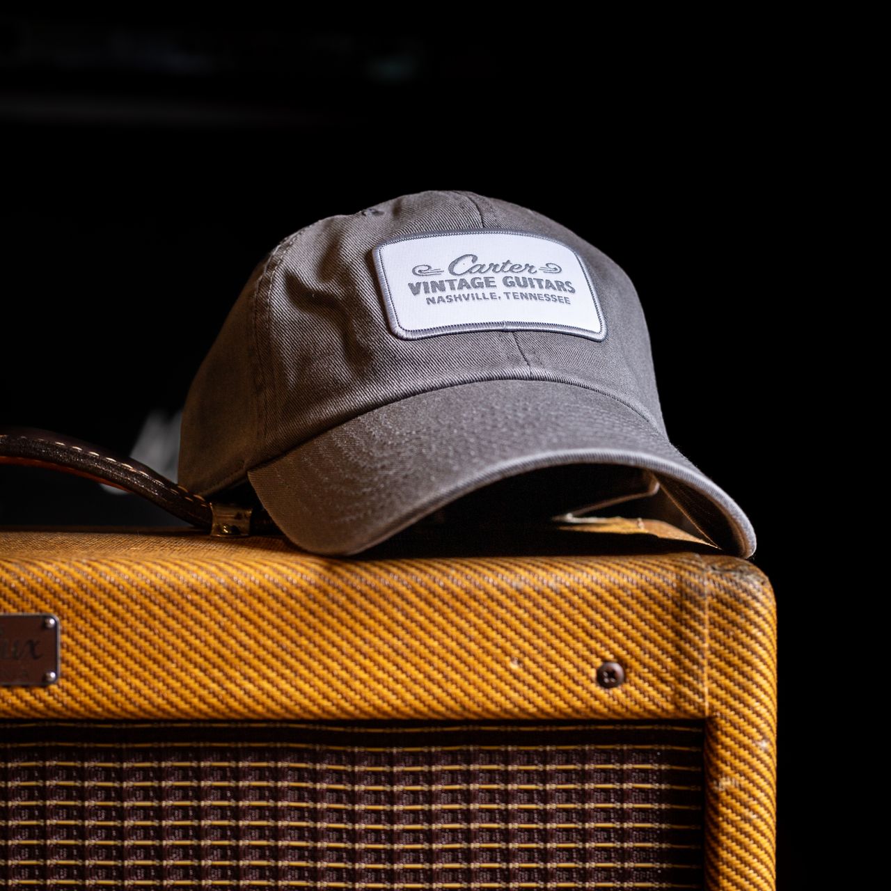 Carter Vintage - Carter Vintage Grey Patch Dad Hat | Carter Vintage Guitar
