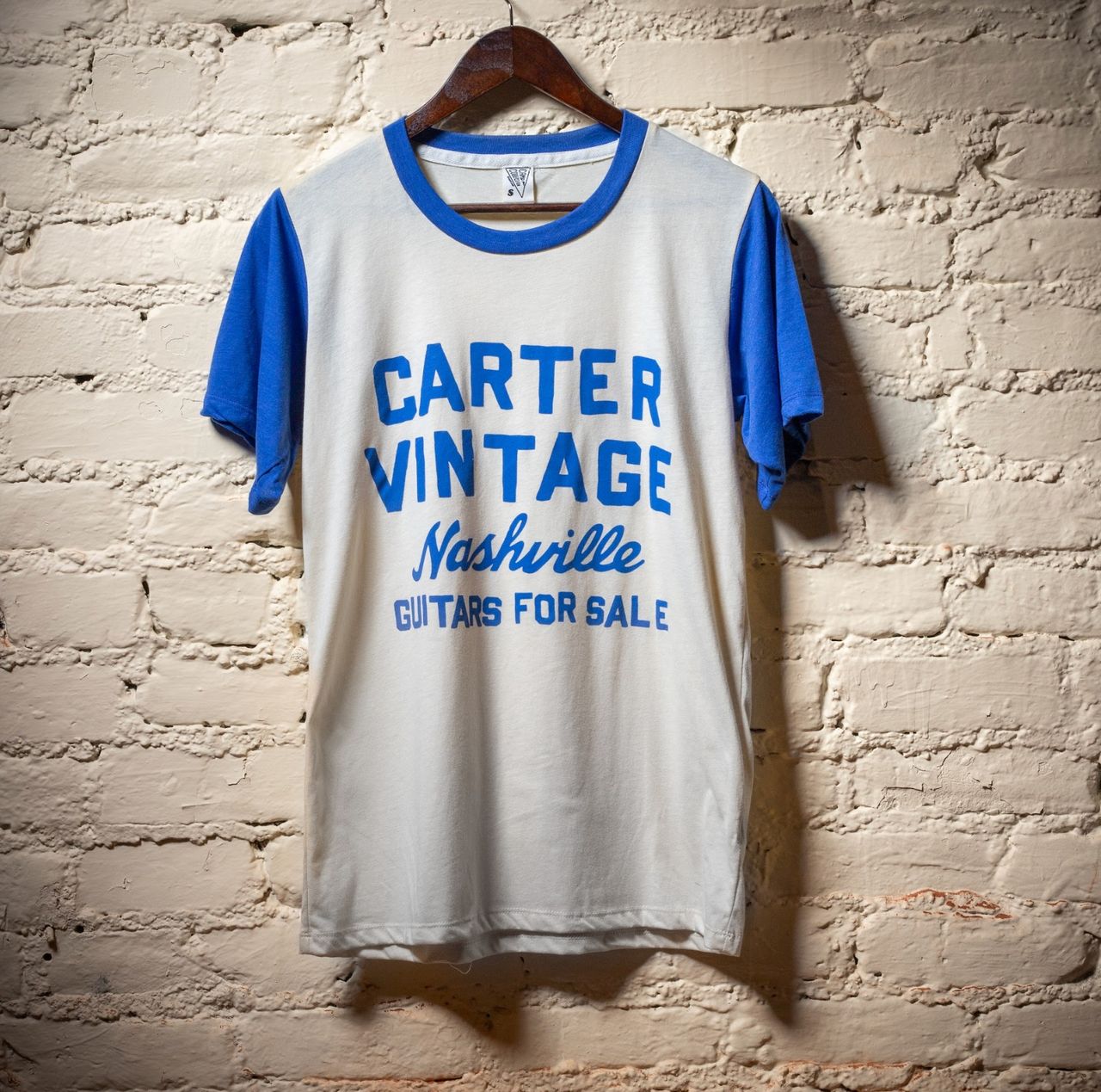 Carter Vintage - Carter Vintage Blue Ringer Tee | Carter Vintage Guitar