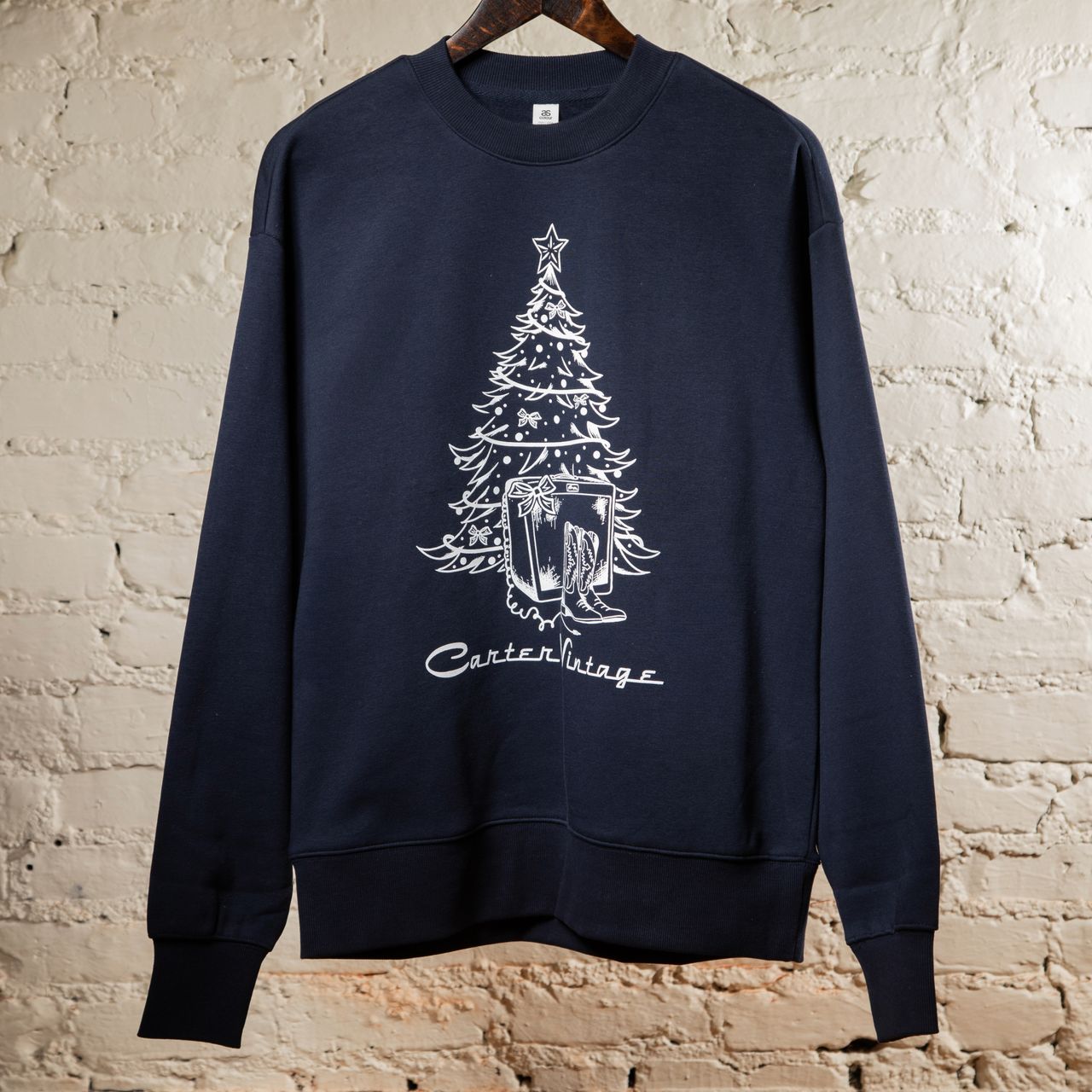Carter Vintage - Carter Vintage Navy Holiday Crewneck | Carter Vintage ...