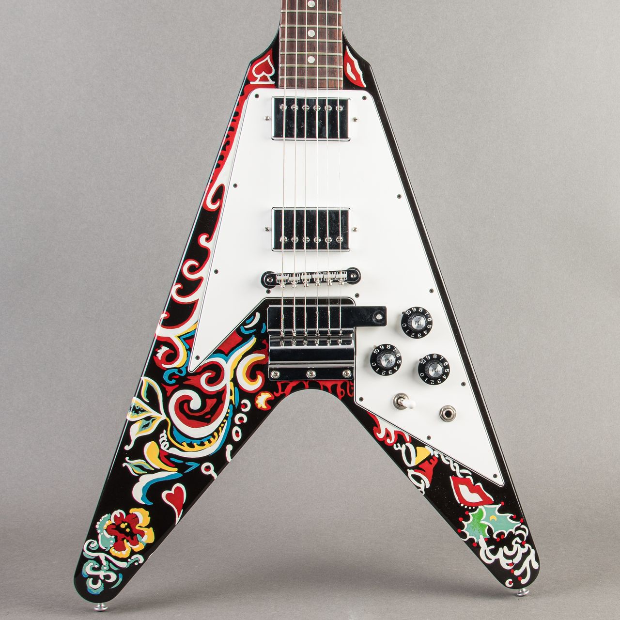 Carter Vintage - Gibson Custom Shop Jimi Hendrix Psychedelic Flying V ...